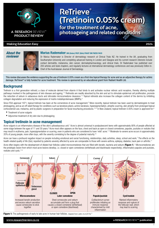 Dermatology Research Review NZ Free Update | Product Review: ReTrieve ...